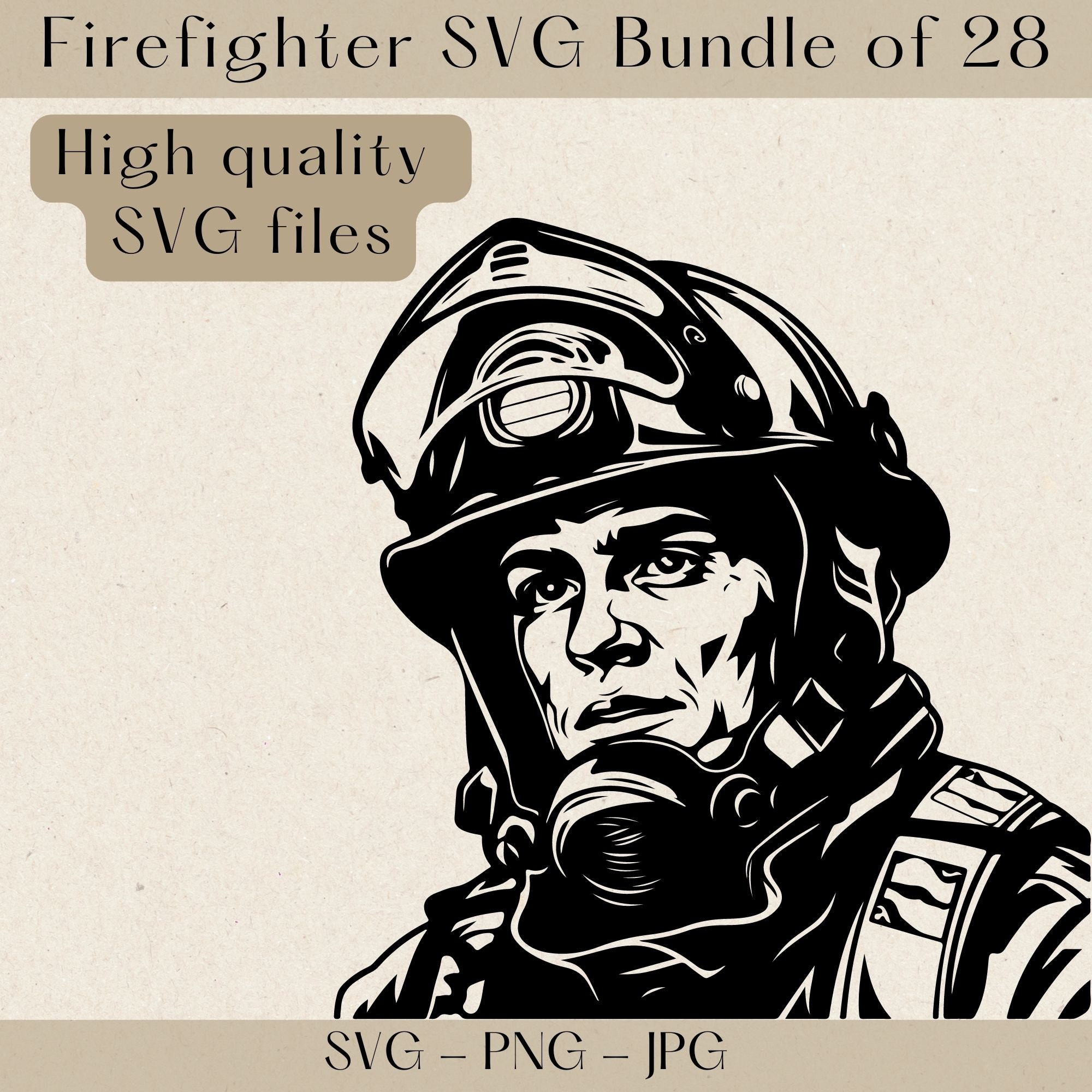 Firefighter Svg Firefighter SVG Bundle Firefighter Png Fire - Etsy