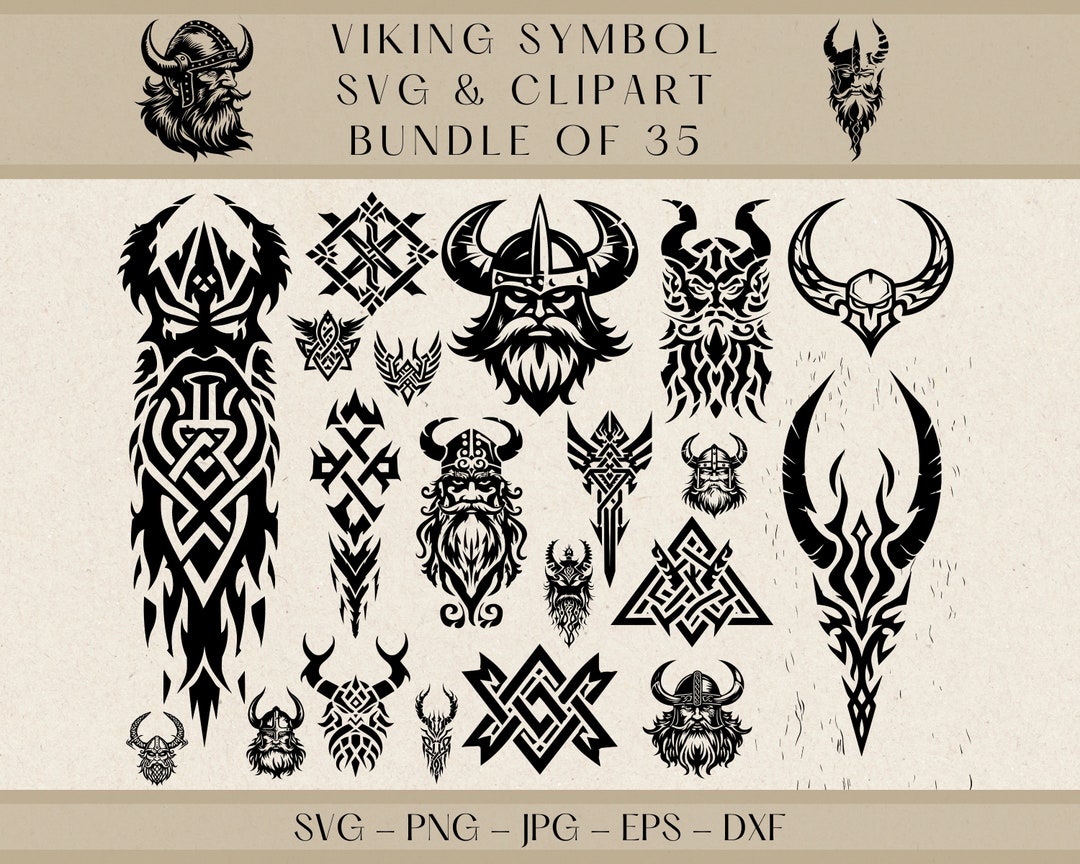 Viking Symbol SVG, Viking Symbol Clipart, Viking Symbol Png, Viking ...