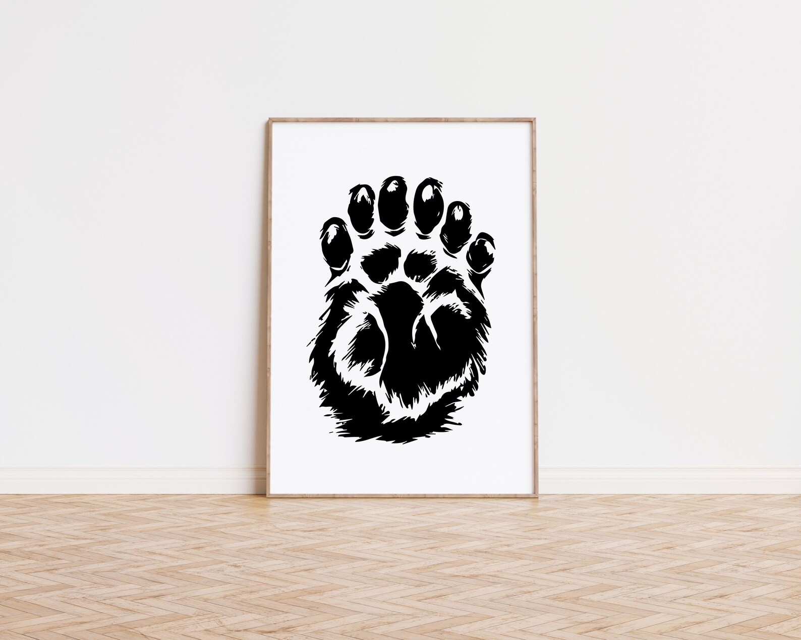 Bear Paw SVG Bundle, Bear Paw SVG, Paw With Claws SVG, Bear Foot Print ...