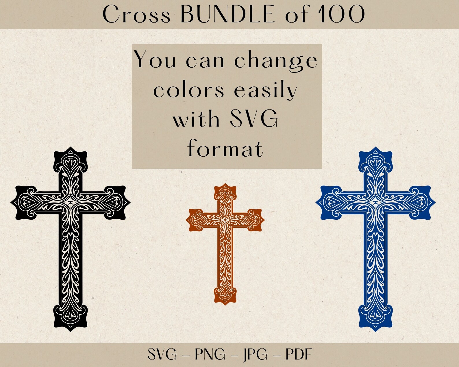 Cross SVG Bundle Cross SVG Christian Cross Svg Cross - Etsy UK
