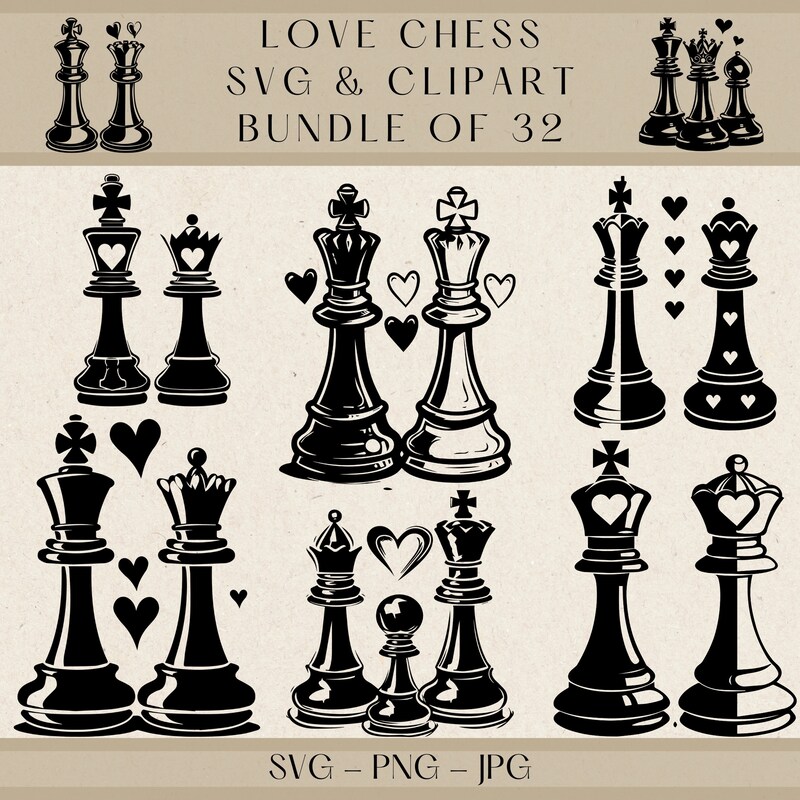 Queen Chess Piece Svg - Etsy