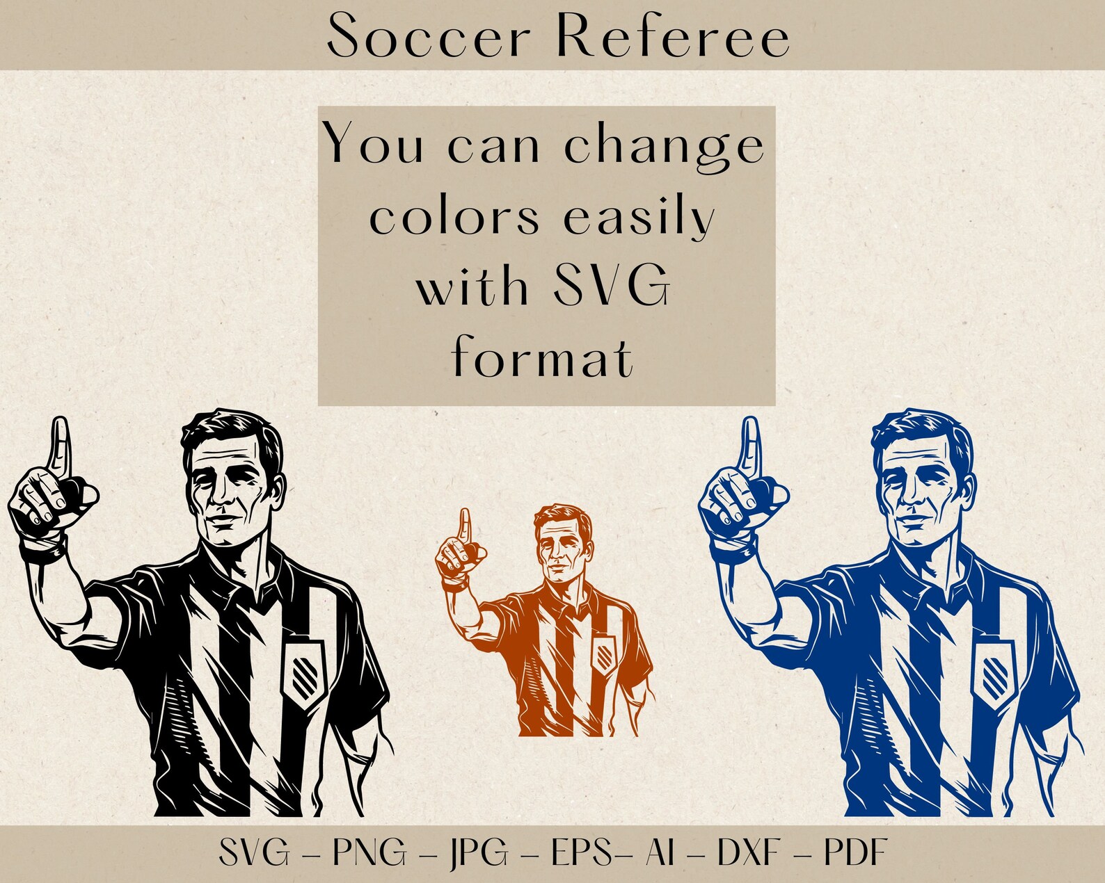 Soccer Referee Svg Bundle Football Referee Svg Bundle Soccer - Etsy