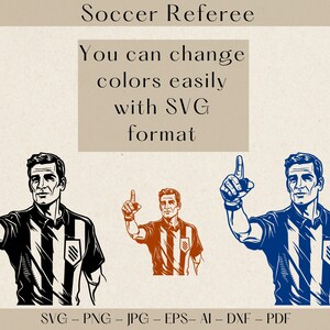 Soccer Referee Svg Bundle, Football Referee Svg Bundle, Soccer Svg ...