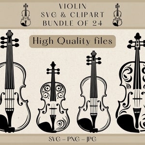 Violin Svg, Violin Png, Violin Clipart, Violin Vector, Violin ...