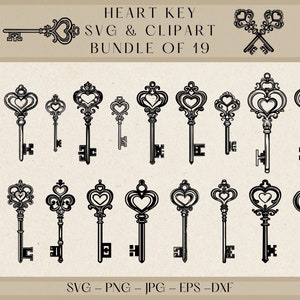 Heart Key Svg, Heart Key Png, Heart Key Clipart, Key Svg, Key Png, Key ...