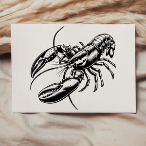 Homar SVG, Homar Clipart, Homar Png, Homar Wektor, Homar Sylwetka ...