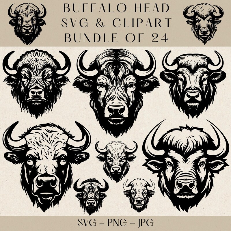 Buffalo Svg - Etsy