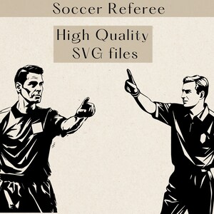 Soccer Referee Svg Bundle, Football Referee Svg Bundle, Soccer Svg ...