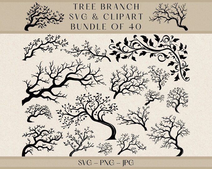 Branch SVG. Branch Png. Branch Cut File. Branch Clipart. Branch Cutting ...
