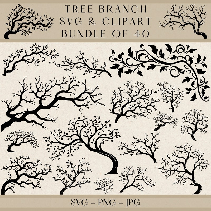 Tree Branches Svg - Etsy
