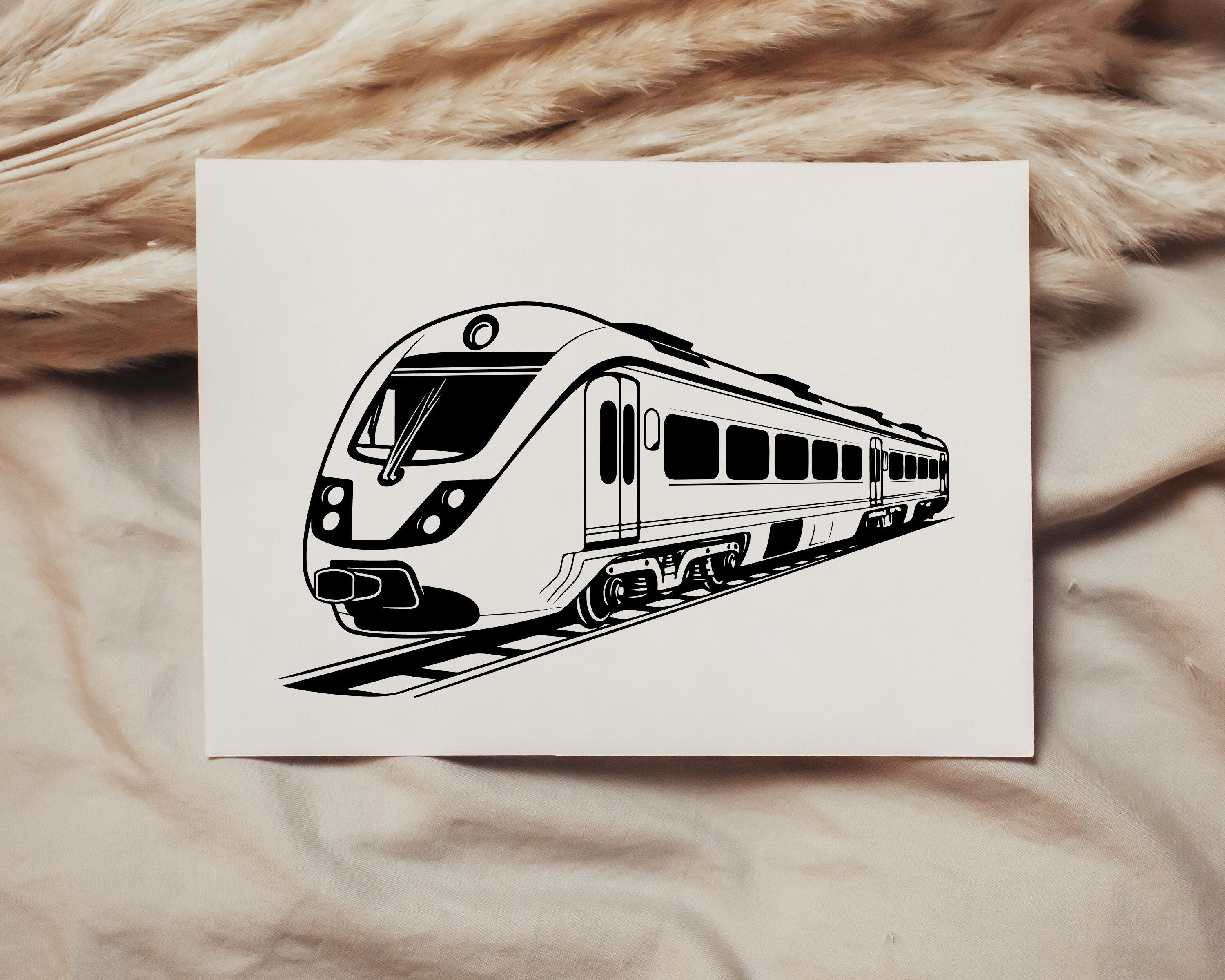 Train SVG Train SVG Bundle Train Clipart Train Svg Cut - Etsy UK