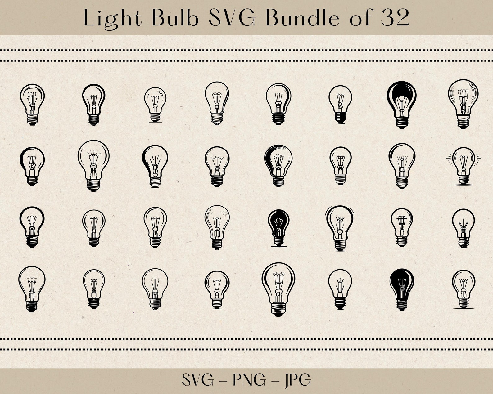 Light Bulb SVG, Bulb SVG, Lightbulb SVG, Light Bulb Clipart, Light Svg ...