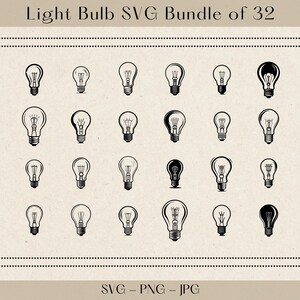 Light Bulb SVG, Bulb SVG, Lightbulb SVG, Light Bulb Clipart, Light Svg ...