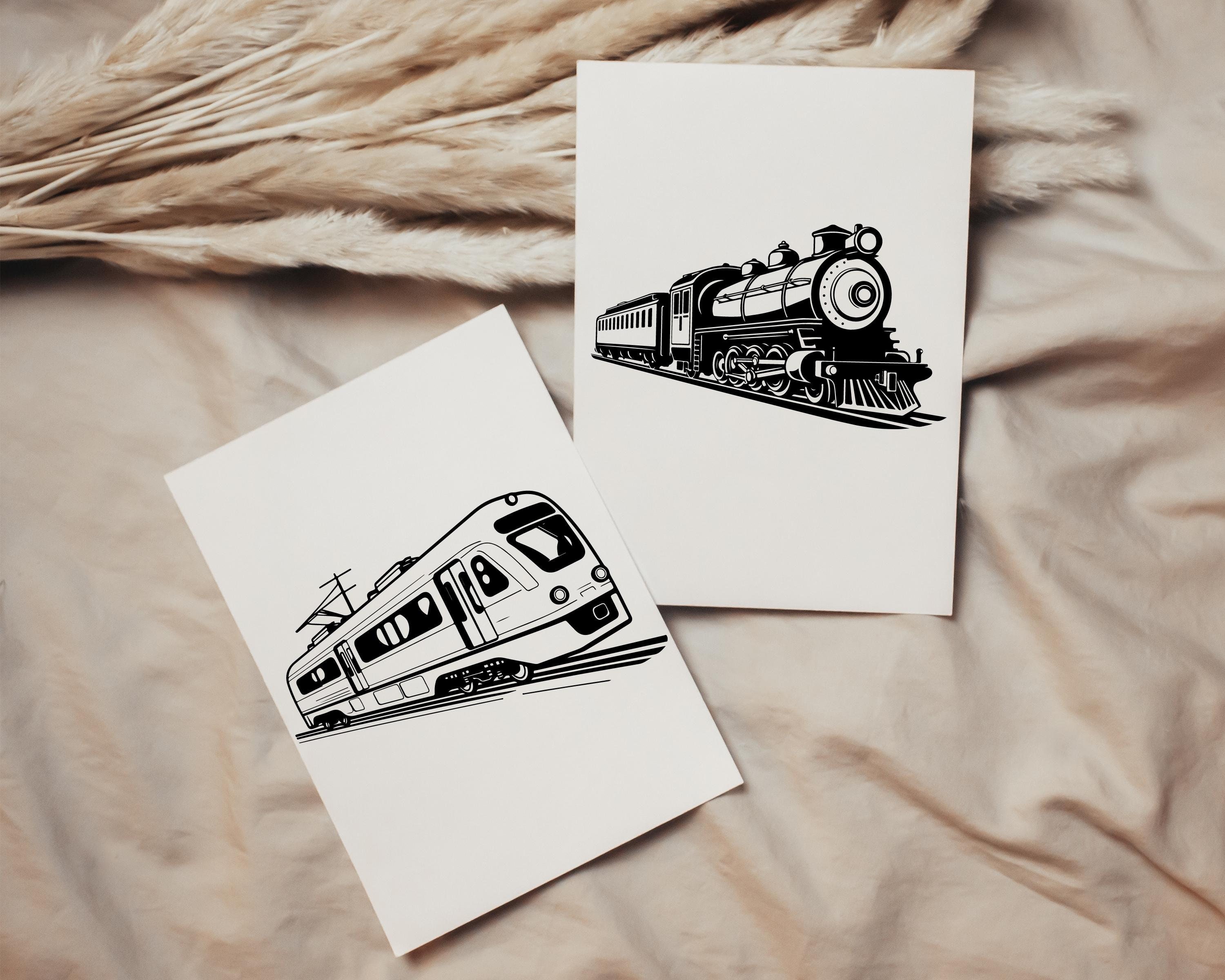 Train SVG Train SVG Bundle Train Clipart Train Svg Cut - Etsy UK