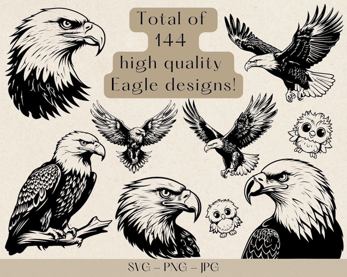 Eagle SVG Bundle Eagle Svg Files for Cricut Eagle Svg Eagle - Etsy
