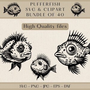 Pufferfish SVG, Pufferfish Clipart, Pufferfish Png, Pufferfish Vector ...