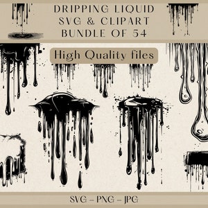 Dripping Liquid Svg, Liquid Svg, Dripping Svg, Dripping Paint Svg, Drip ...