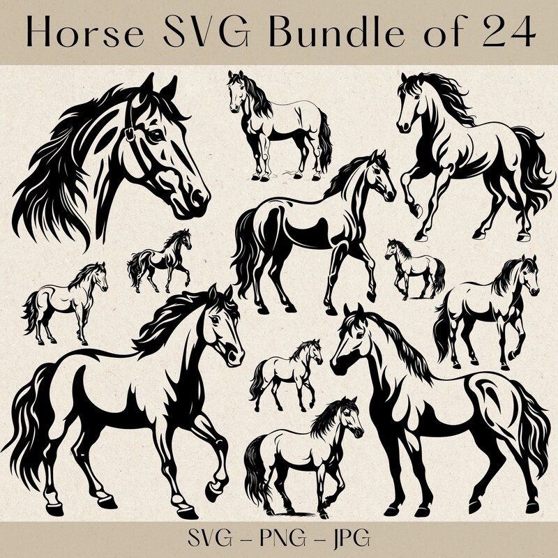 Horse Svg - Etsy