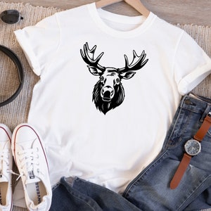 Moose Head Svg, Moose Face Svg, Moose Face Clipart, Moose Svg, Moose ...