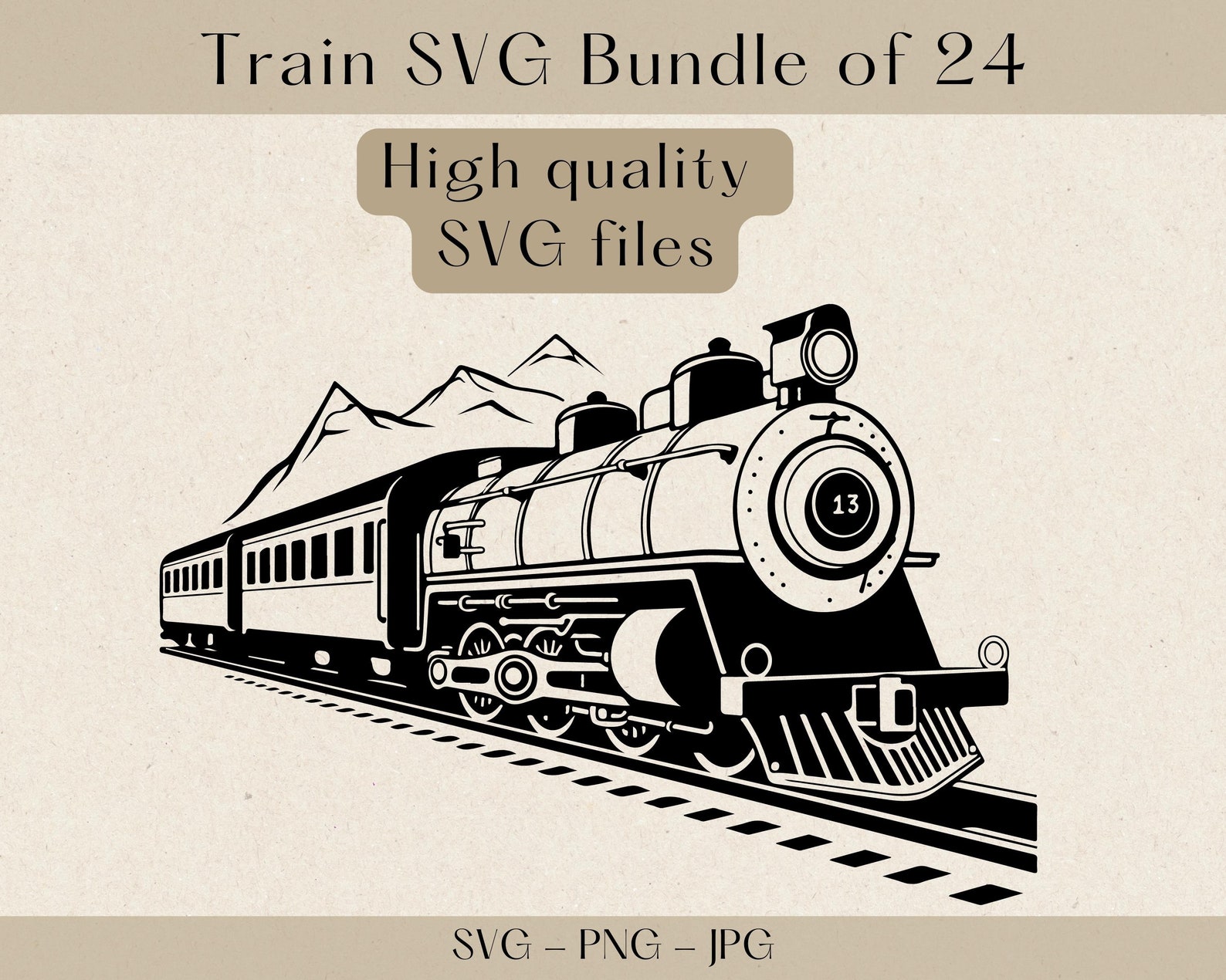 Train Svg Train Svg Bundle Train Clipart Train Svg Cut Files For