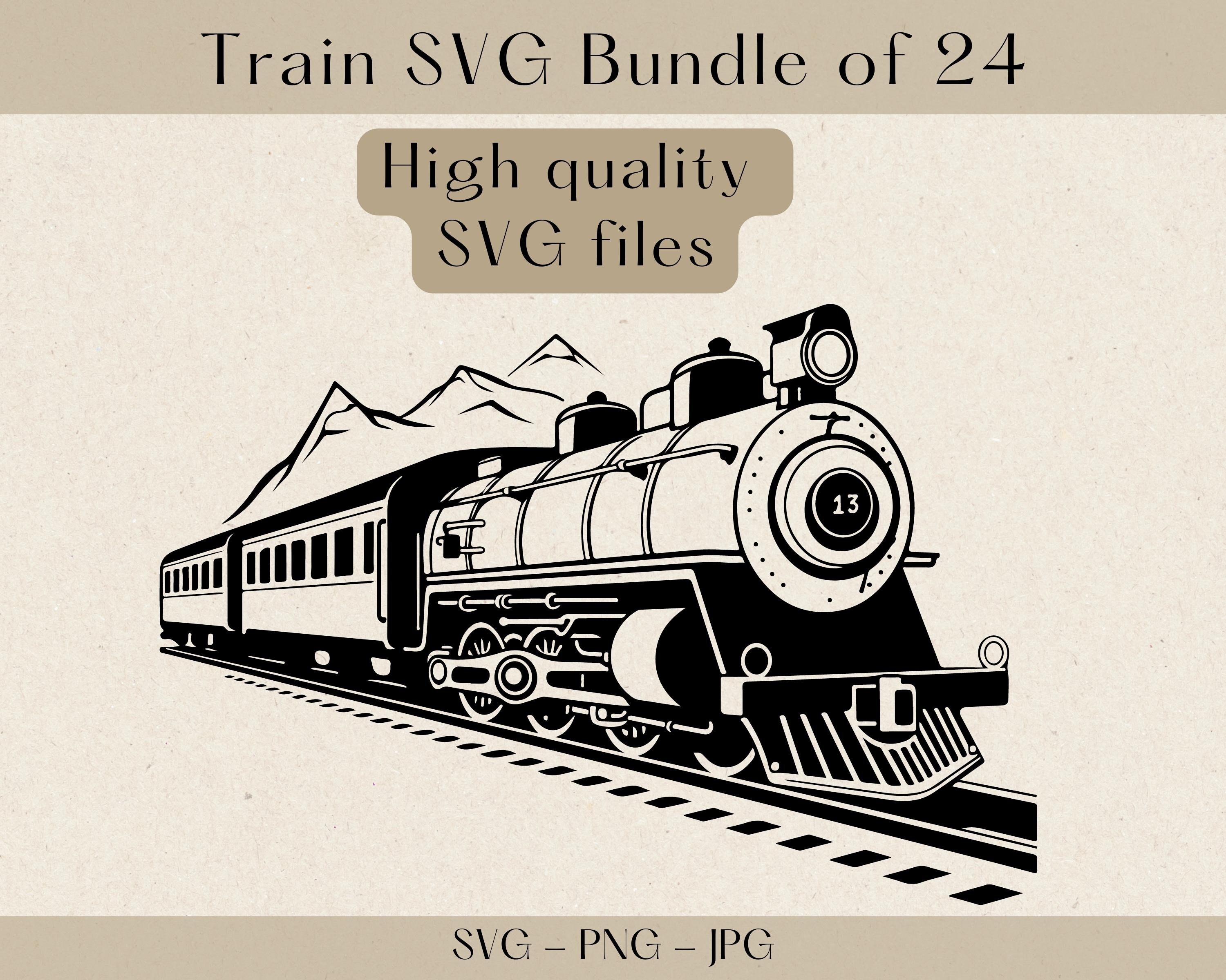 Train SVG Train SVG Bundle Train Clipart Train Svg Cut - Etsy UK