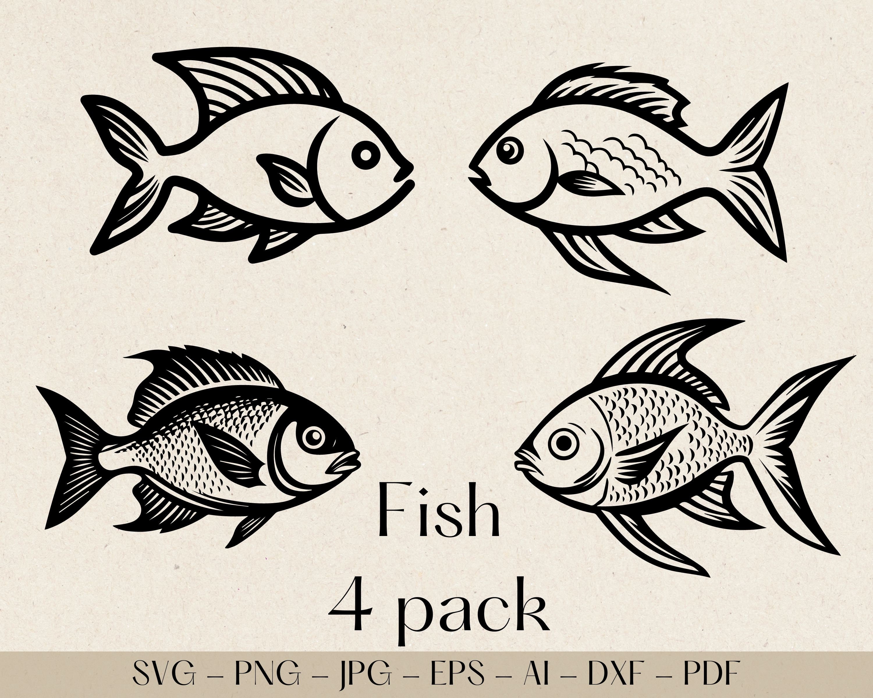 Fish SVG Fishing SVG Fish clipart svg svg files for - Etsy Polska