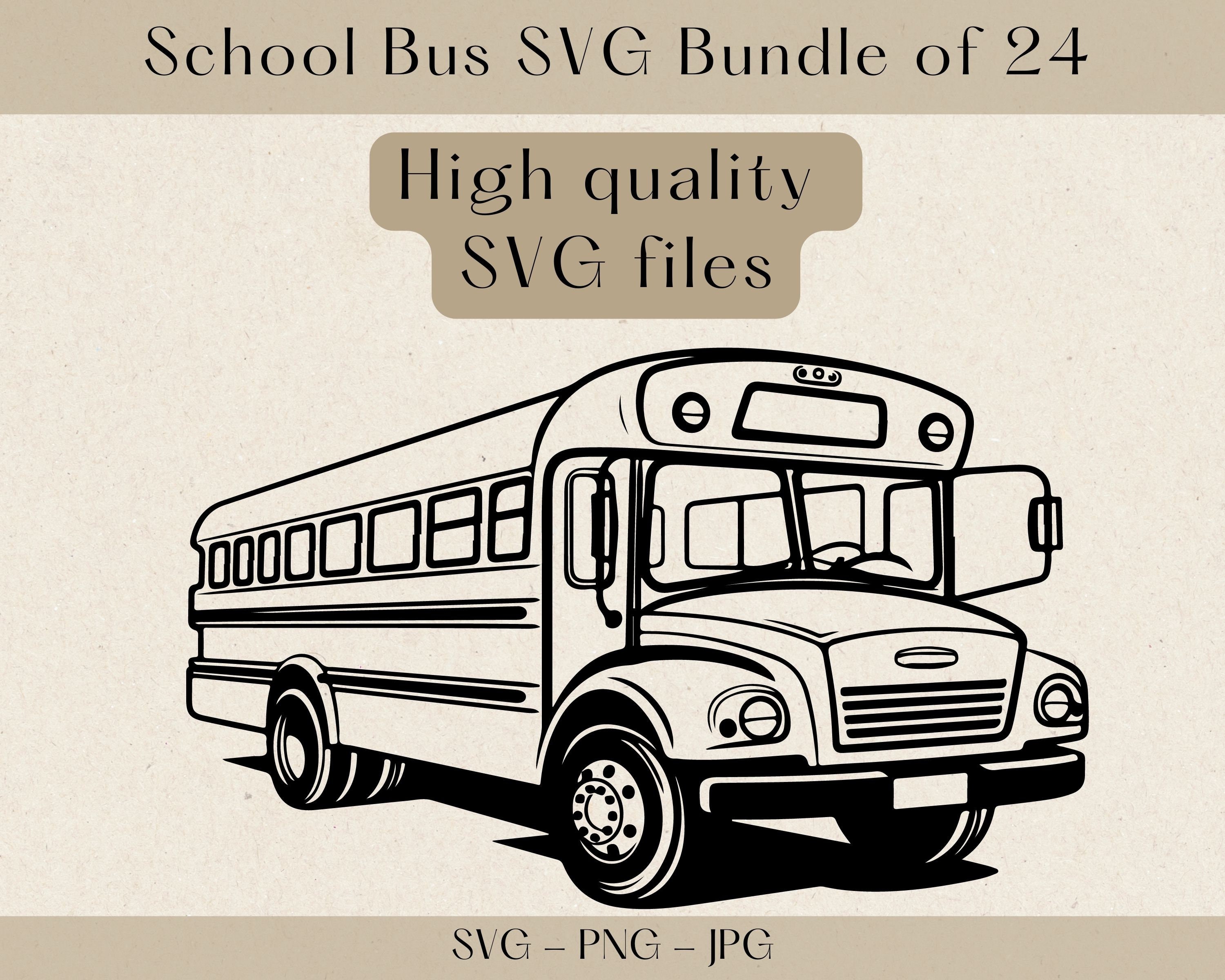 School Bus SVG School Bus SVG Bundle Bus Driver Svg School - Etsy Canada