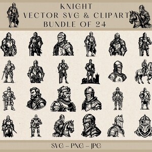 Knight SVG, Knight PNG, Knight Clipart, Knight Vector, Medieval SVG ...