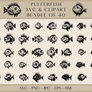 Pufferfish SVG, Pufferfish Clipart, Pufferfish Png, Pufferfish Vector ...