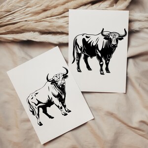 Bull Svg, Cow Svg, Buffalo Svg, Bull Vector, Bull Clipart, Bull ...