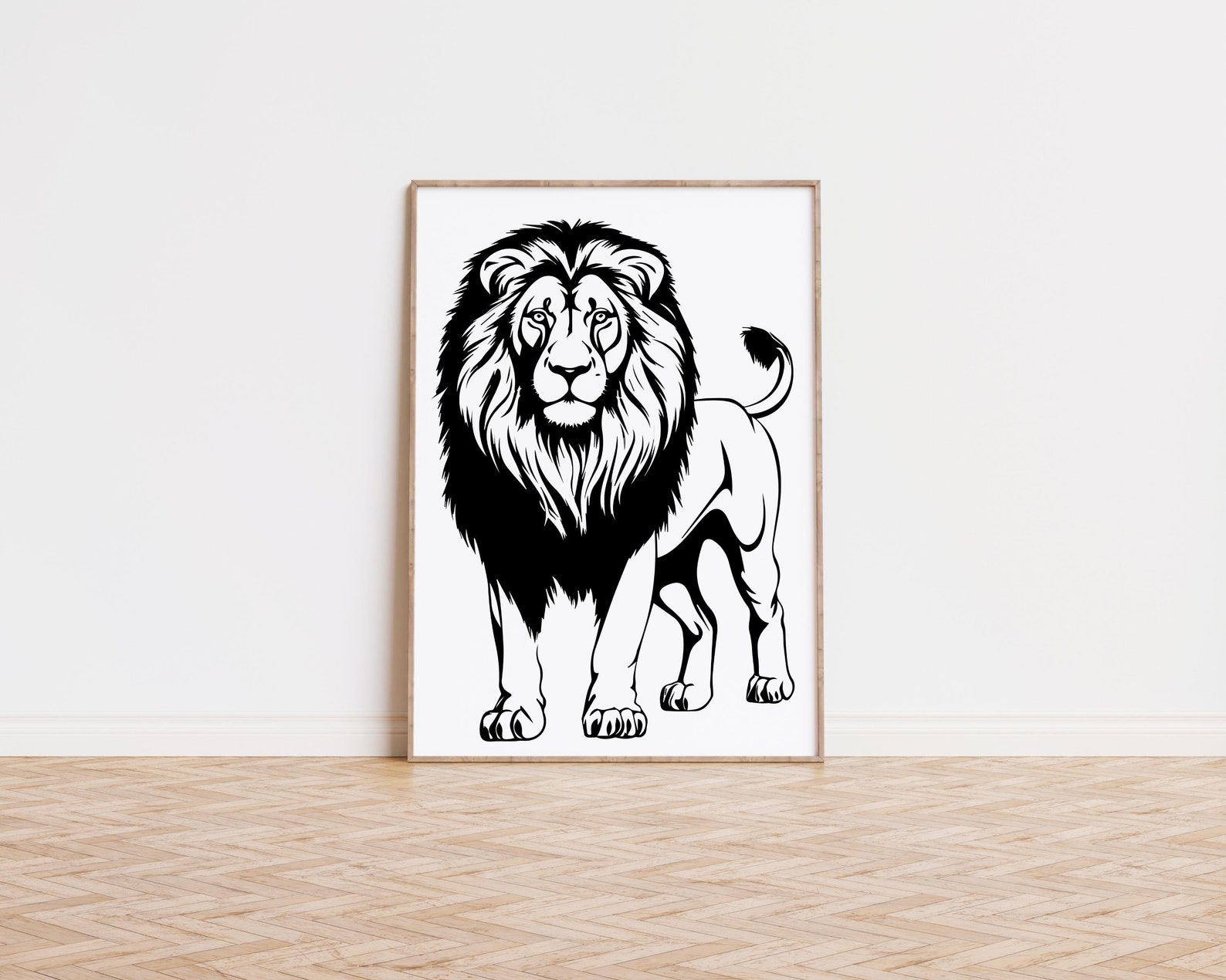 Lion SVG Lion Clipart Lion Vector Lion Silhouette Lion Svg - Etsy