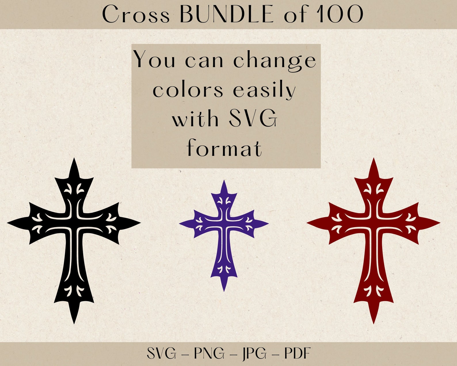 Cross SVG Bundle Cross SVG Christian Cross Svg Cross - Etsy UK