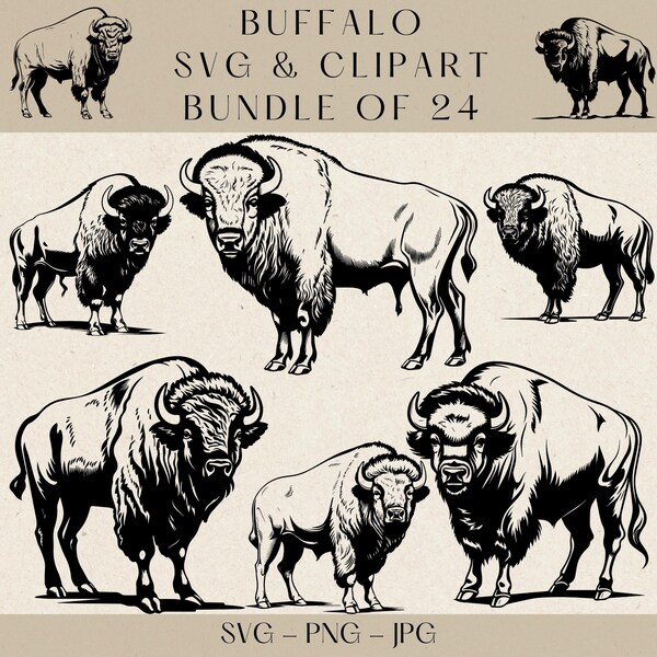 Buffalo Svg - Etsy