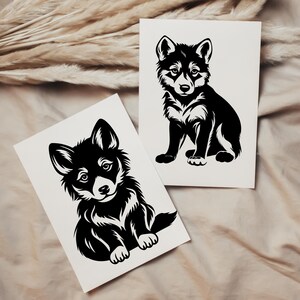 Cute Wolf SVG, Baby Wolf SVG, Wolf Svg, Wolf Png, Wolf Clipart, Wolf ...