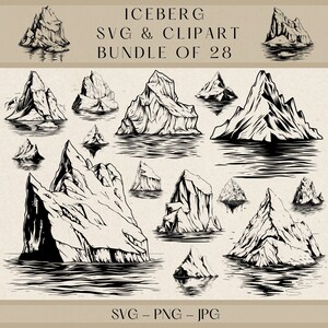 Iceberg SVG, Iceberg Clipart, Iceberg Png, Iceberg Vector, Iceberg ...