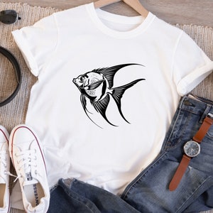 Angelfish Svg, Angelfish Clipart, Fish Svg, Fish Clipart, Fish Png ...