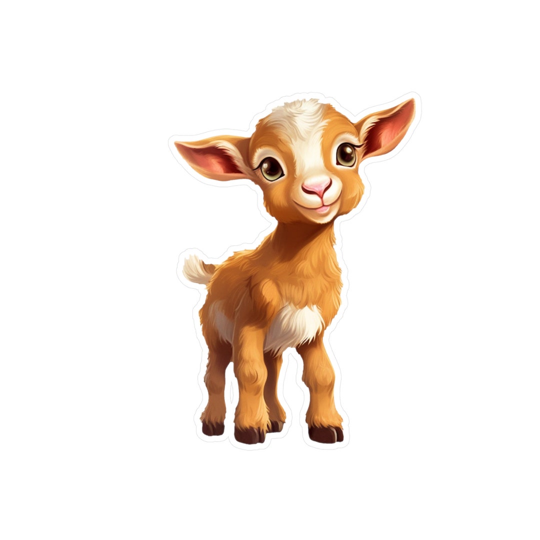 Goat Kiss-cut Vinyl Decals - Etsy