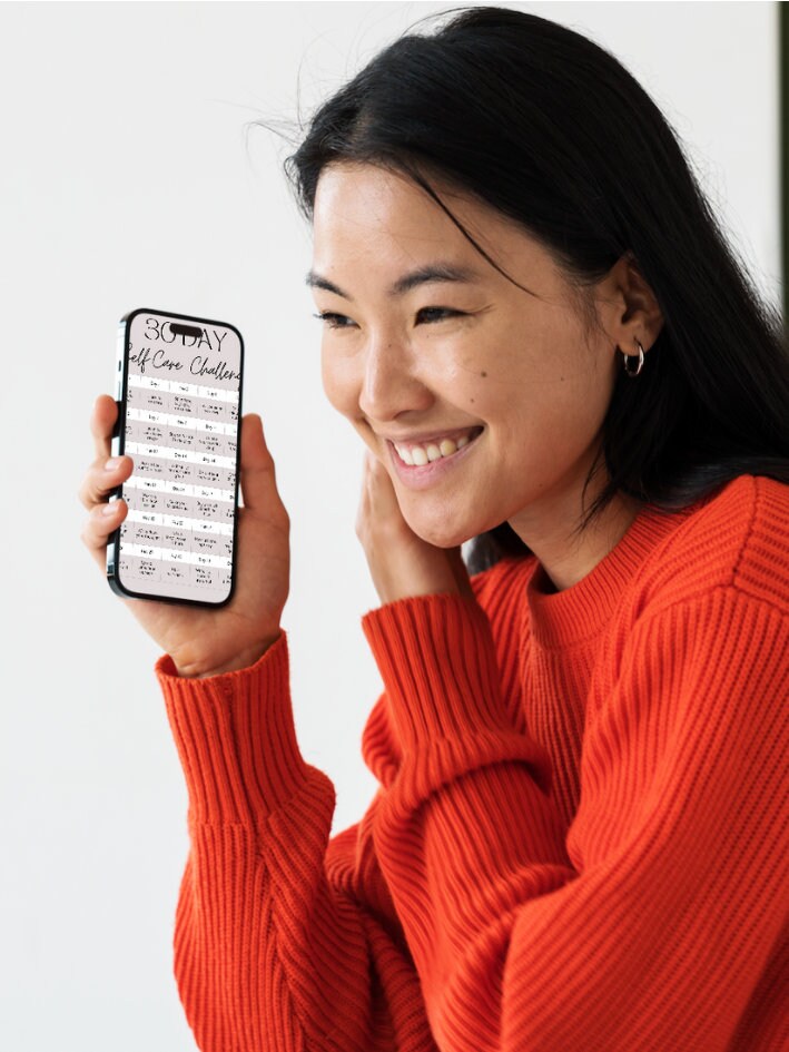 30 Days Self Care Challenge Printable, 30 Days of Self Love, Self Love ...