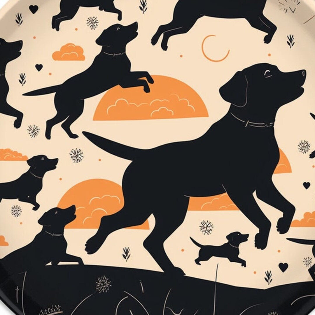 Black Lab Printable Scrapbooking Paper, Printable Patterns - Etsy