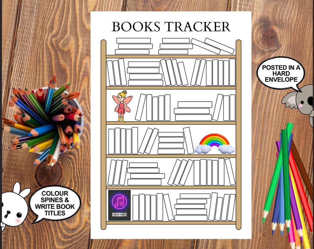 The Books Tracker A4 PHYSICAL PRODUCT the Summer Reading 2023 - Etsy