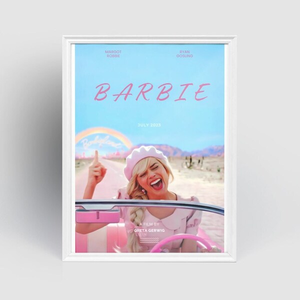 Original US Movie Posters BARBIE, Poster In Spanish, From Left: Margot ...