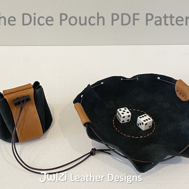 Leather Dice Pouch Pattern - Etsy