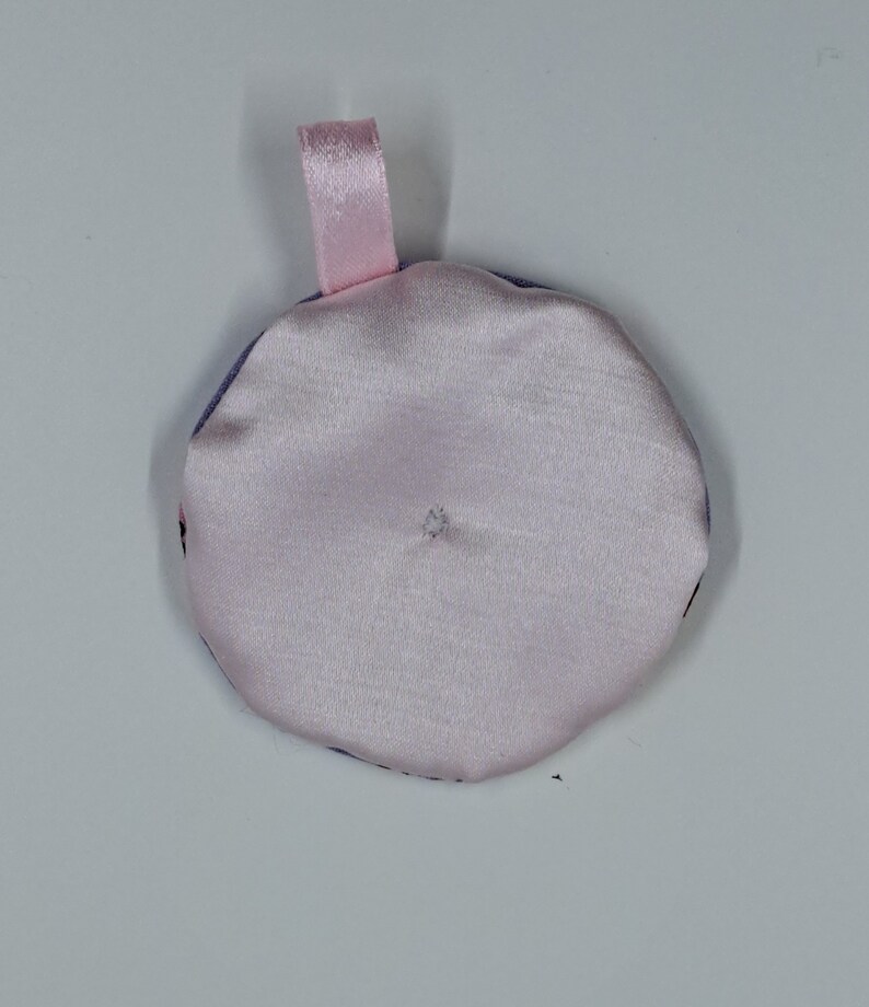 Small Sensory Circle Marble Fidget Toy Key Chain; Cotton and Satin ...