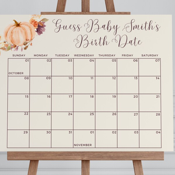 Baby Due Date Pool - Etsy