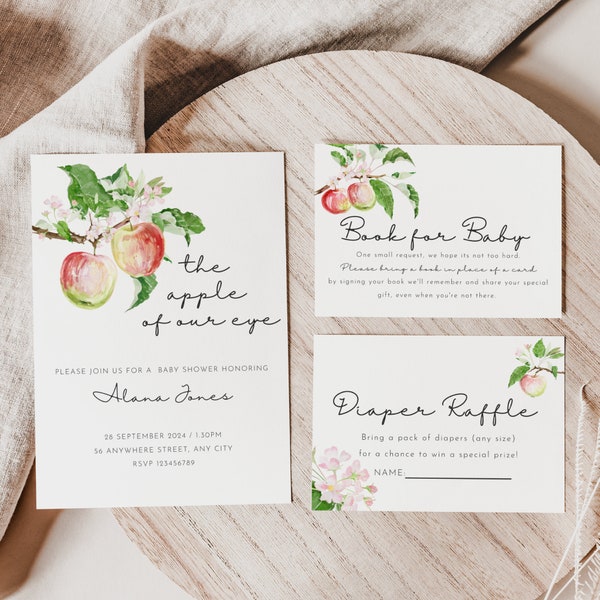Apple Baby Shower - Etsy
