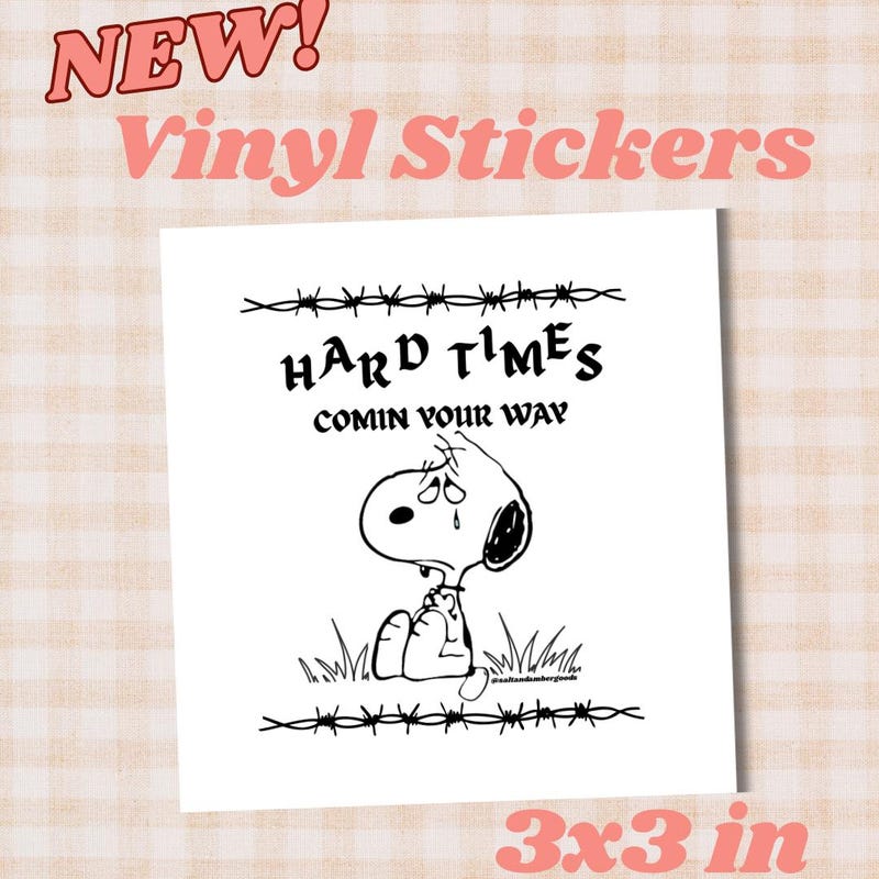 Snoopy Rock - Etsy