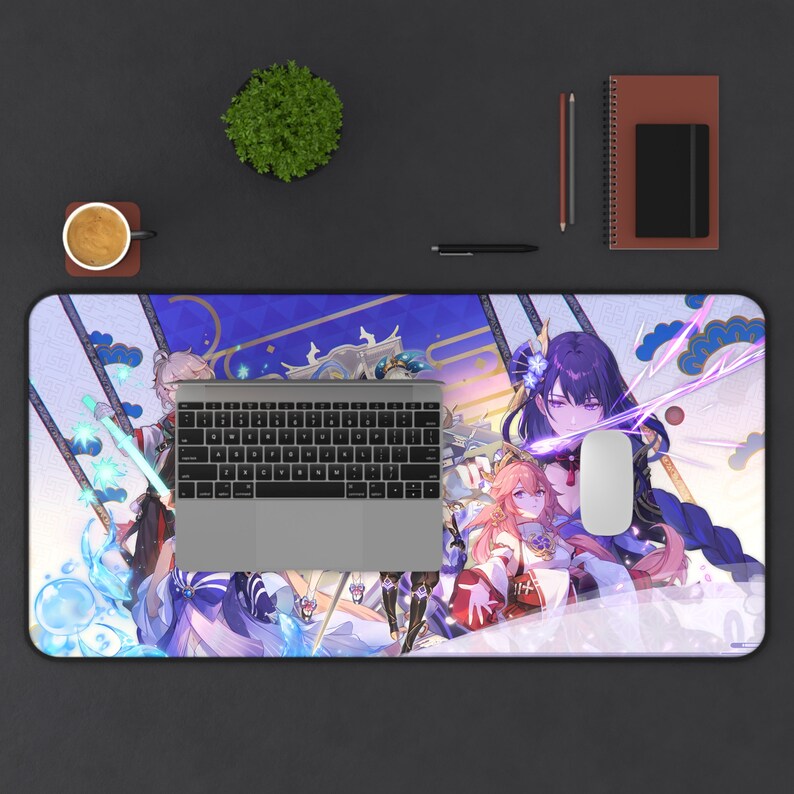 Genshin Impact Gaming Desk Mat, High-quality Desk Mat, Genshin Impact ...