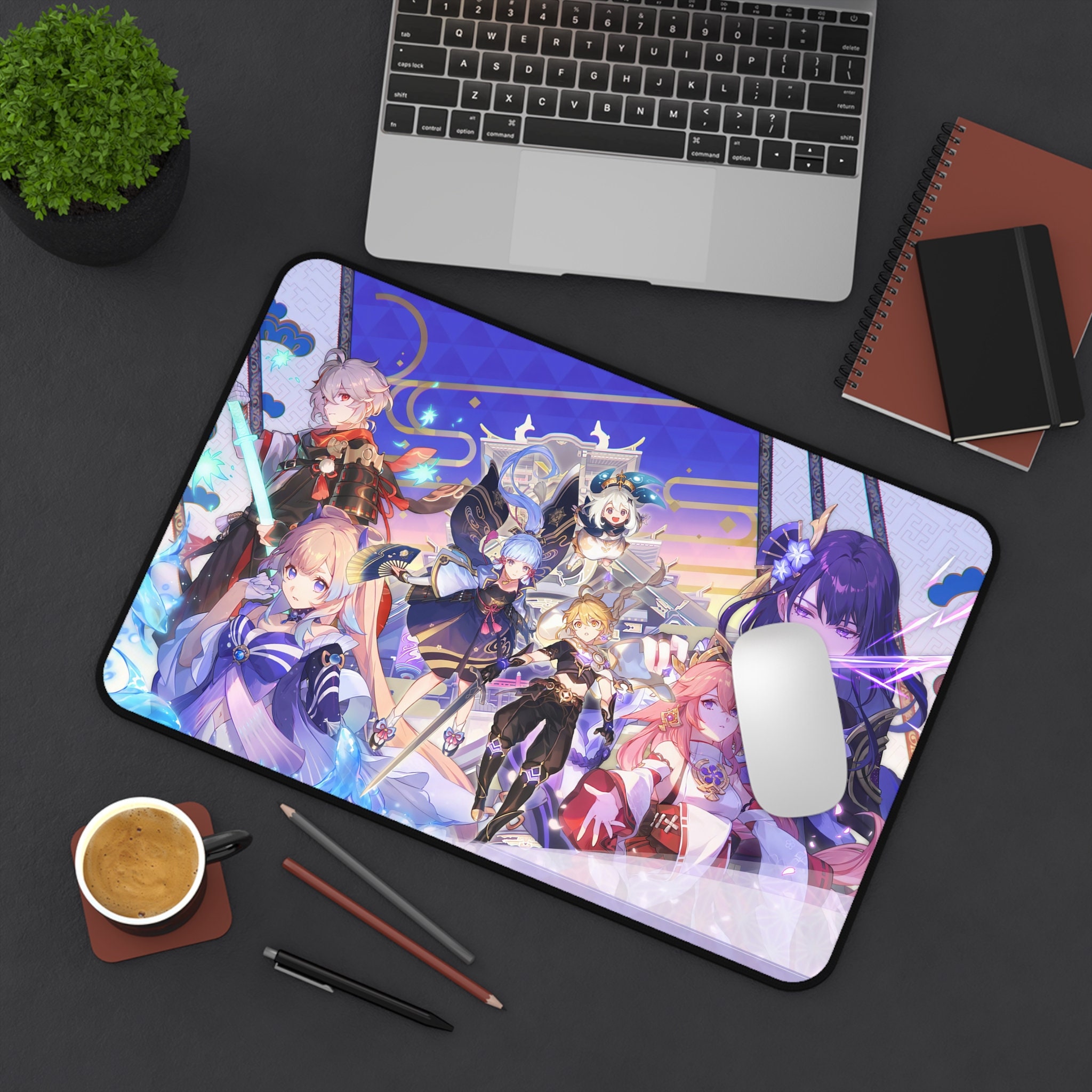 Genshin Impact Gaming Desk Mat, High-quality Desk Mat, Genshin Impact ...