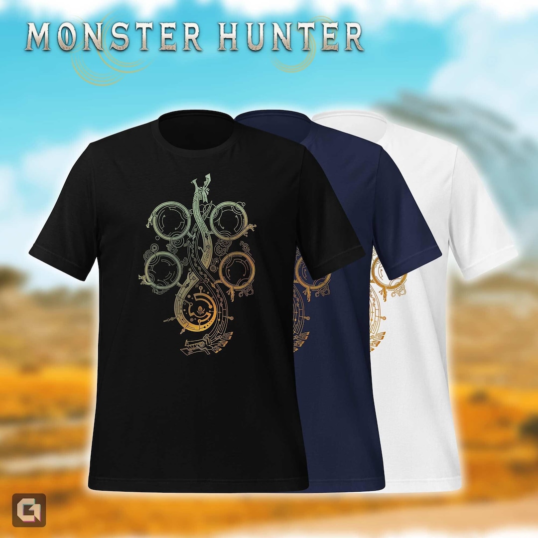 Monster Hunter Wilds T-shirt, Sweatshirt, Hoodie, Multiple Colors ...