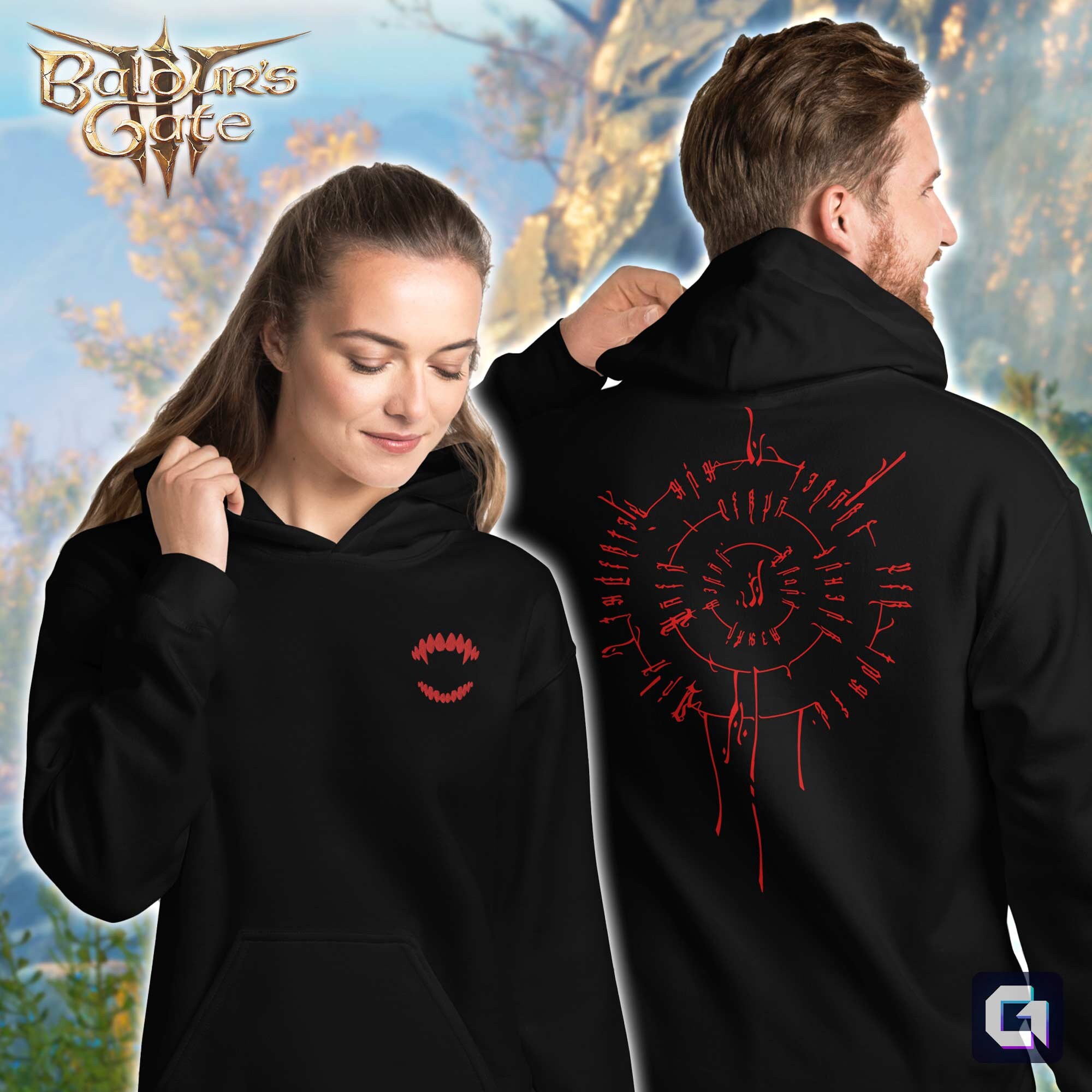 Astarion's Scar Unisex Hoodie, Baldur's Gate 3, Astarion, Vampire Bite ...